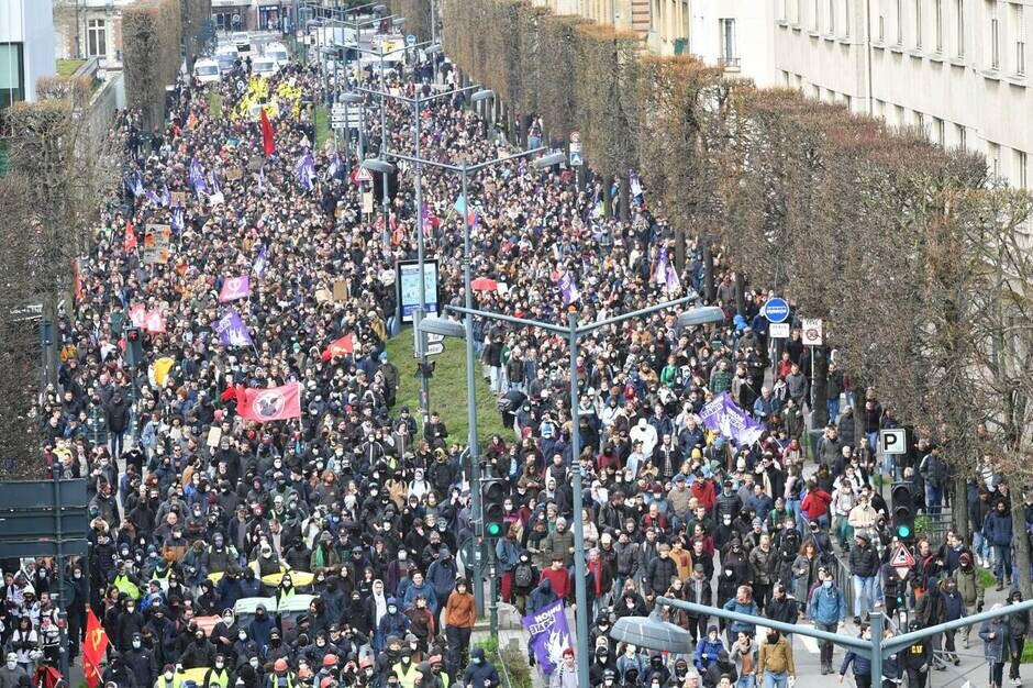 Grève du 28 mars. 10e journée de manifestation à Rennes : « C’est ... Grève du 28 mars. 10e journée de manifestation à Rennes : « C’est ...